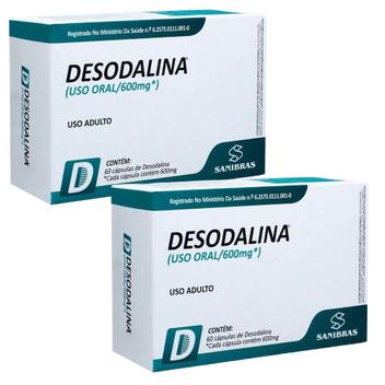 Kit 2x Desodalina 600mg (60 cápsulas) - Sanibras - Power Supplements ...