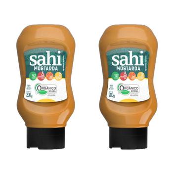 Kit 2X: Mostarda Orgânica Sahi 200G - Cozinha Industrial - Magazine Luiza