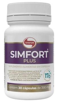 Kit 2X: Simfort Plus Probiótico com 4 Espécies Vitafor 30 Cápsulas ...