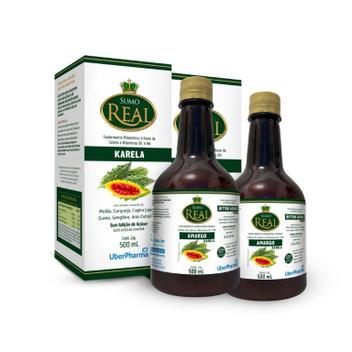 Kit 2x Sumo Real Amargo Suplemento 500ML UberPharma C - Fitoterápicos ...