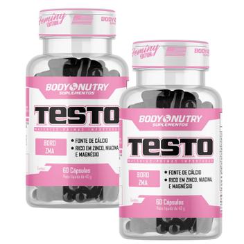 Kit 2x Testo Feminy Body Nutry 60 Cápsulas cada - Kit de Suplementos ...
