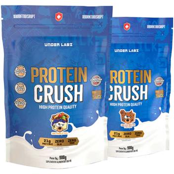 Kit 2x Whey Protein Crush Under Labz 900g Cookies E Vitamina - Whey ...