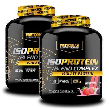 Kit 2x Whey Protein Iso Protein Blend Complex 2Kg - Pretorian - Kit de ...