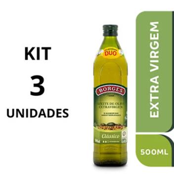 Kit 3 Azeite Borges Extra Virgem 500 Ml - Azeite - Magazine Luiza