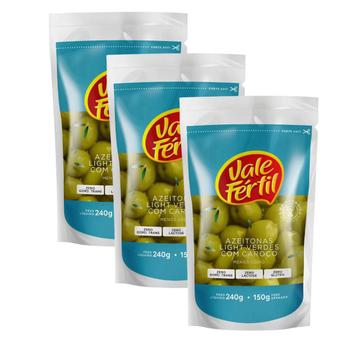 Kit 3 Azeitona Vds. Light Vale Fértil-Doy pack 150g - Azeitona ...