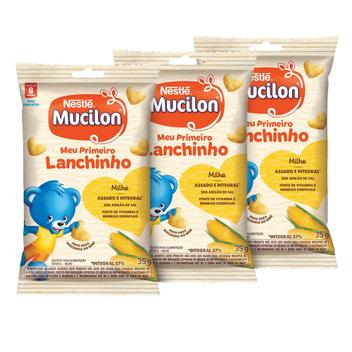 Kit 3 Biscoito Mucilon Meu Primeiro Lanchinho Milho 35g - Nestlé ...