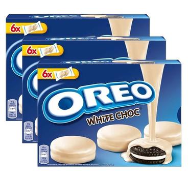 kit 3 BISCOITO OREO COM COBERTURA DE CHOCOLATE BRANCO 246G - Biscoito ...