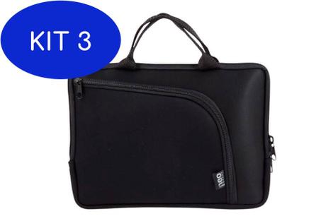 Kit 3 Bolsa Capa Para Notebooks 15.6 Preto Luva Neoprene - Neo Capas ...