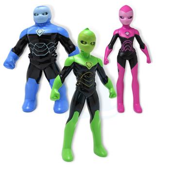 Kit 3 Bonecos GhostForce 40 Cm -Fury, Misty e Krush - Rosita ...