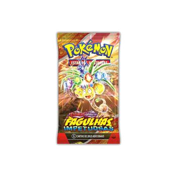 Kit: 3 booster card pokemon escarlate e violeta fagulhas impetuosas ...