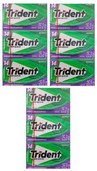 Kit 3 Caixas Chiclete Trident 14S Caixa Com 12Un Sabor Menta - Balas ...