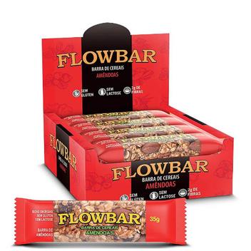 Kit 3 Caixas de Barra de Cereias Amêndoas Flowbar 30g 12un - Barra de ...