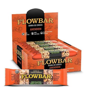Kit 3 Caixas de Barra de Cereias Amendoim Flowbar 30g 12un - Barra de ...