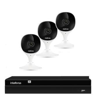 Kit 3 Câmeras IMX Full Hd Wi-fi Sem Hd E Nvd 1304 - Intelbras - Câmera ...