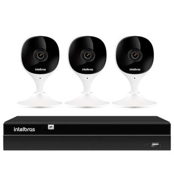 Kit 3 Câmeras Wi-Fi iMx C Intelbras Visão Superwide e Inteligência ...