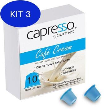 Kit 3 Cápsulas Leite Cremoso - 10 Unidades (Padrao Nespresso ...