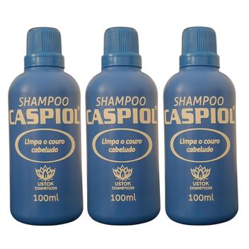 Kit 3 Caspiol Shampoo COMBATE caspas piolhos e lêndeas - Ustok ...