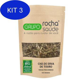 Kit 3 Chá De Erva De Touro - Tridax Procumbens - 100G - Rocha Saùde ...
