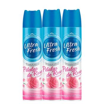 Kit 3 Cheirinho Odorizador Pétalas De Rosa 400ml Ultra Fresh - Ultra ...