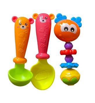 Kit 3 Chocalhos Bichinhos Criança Infantil bebê Brinquedo - Company ...