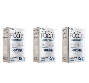 Kit 3 Cogni Focus Cafeína, Colina, Taurina, Treonato - Herbamed - Kit ...