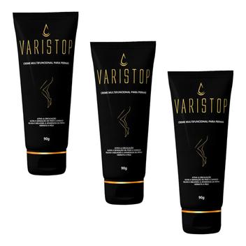 Kit 3 Cremes Naturais Varistop p/ Corpo e Pernas Masculinas - Vfarm ...