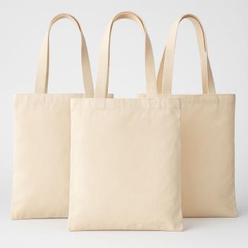 Kit 3 Ecobags Lisas Algodão Cru Bolsa Sacola Ecológica Grande 40x35 Bolsa Praia Tote Bag REC ...