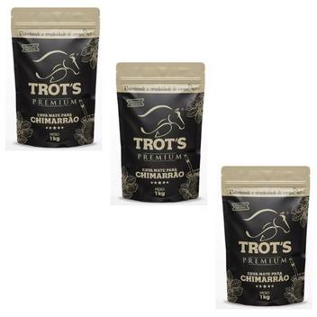 Kit 3 Erva De Chimarrão Trots Puro Mate Premium 1kg Cada - Erva Mate ...
