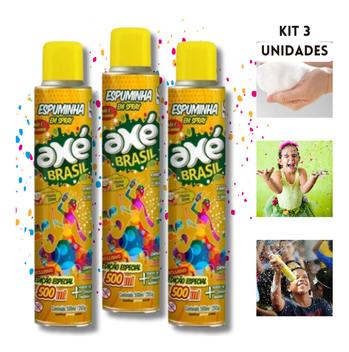 Kit 3 Espumas De Carnaval Spray Atacado Festa Diversão - NoBrand ...