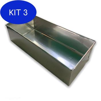 Kit 3 Forma De Bolo Retangular (Super Fatia) 30X13X8 Cm - Isamar ...