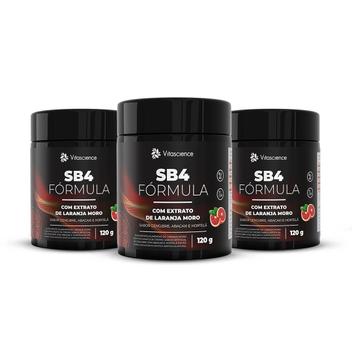 Kit 3 Fórmula SB4 - Vitascience - Massa Muscular - Magazine Luiza