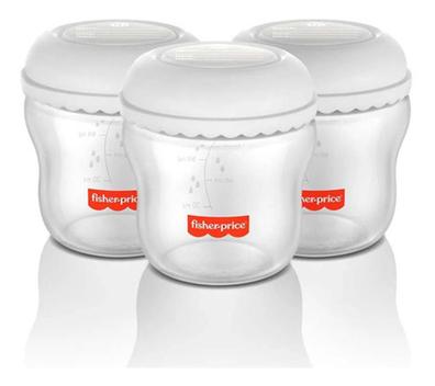 Kit 3 Frascos para Armazenar Leite 150 Ml Fisher-Price BB1077 - Fisher ...