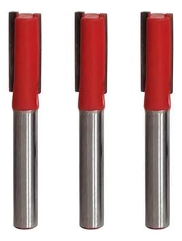 Kit 3 Fresa Reta Paralela 8Mm X 6Mm Metal Duro Tupia Madeira - Hej ...