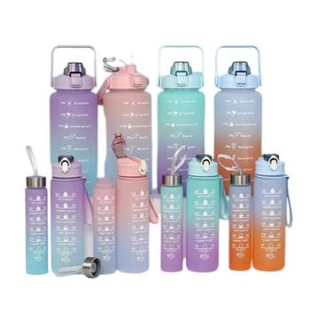 Kit 3 Garrafas Galão Squeeze Motivacional Frases Academia - Select ...