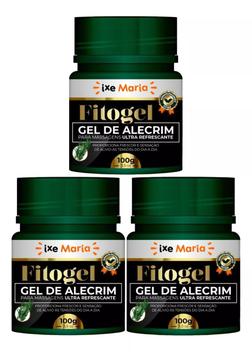 Kit 3 Gel Massageador de Alecrim Ultra refrescante Combate a Dor ...