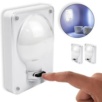 Kit 3 Iluminaria Led COB 3W Fita Ímã Para Estante Armário - TEX WEB ...