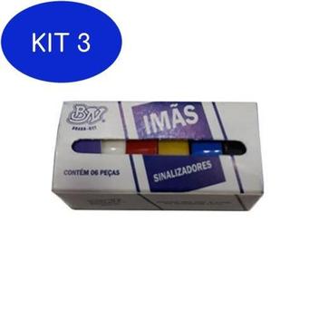 Kit 3 Imã Redondo Colorido 2Cm Com 6 Unidades Boardnet - Board Net ...