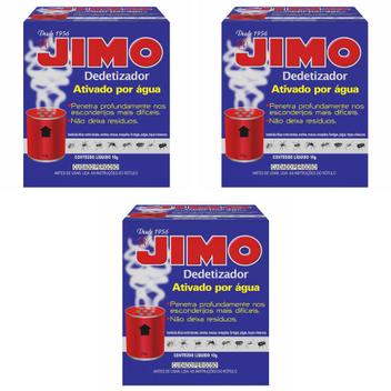 Kit 3 Jimo Dedetizador Ativado Por Água Unidade Com 10g - Inseticidas ...