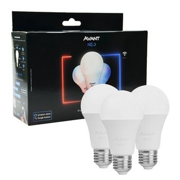 Kit 3 Lampada Pera Led Smart 10W Luz Quente/Fria Wi-Fi Alexa Echo ...