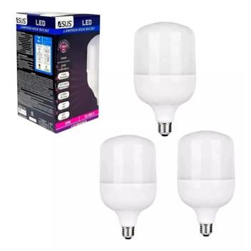 Kit 3 Lâmpadas Led 20w Bulbo E27 Bivolt Luz Branca 6500k - Asus ...