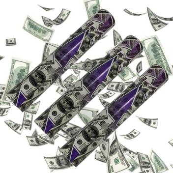 Kit 3 Lança Confete Festa Dinheiro Dollar Réveillon Carnaval - Bwx ...