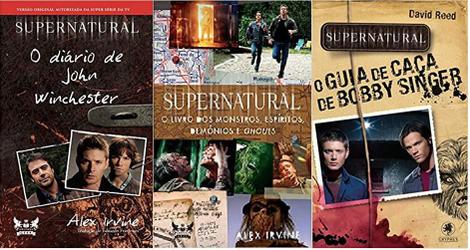 KIT 3 LIVROS SUPERNATURAL O diário de John Winchester + livro dos ...