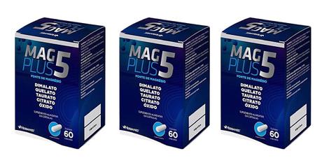 Kit 3 Mag Plus 5 Herbamed 60 Capsulas - Cloreto de Magnésio / Magnésio ...