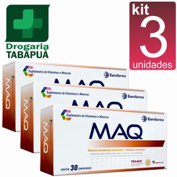 kit 3 Maq Suplemento de Minerais e Vitaminas De Az 30 comprimidos Polivitaminico De Az ...