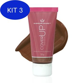 Kit 3 Mari Maria - Base Matte Cover Up - Base Facial - Magazine Luiza