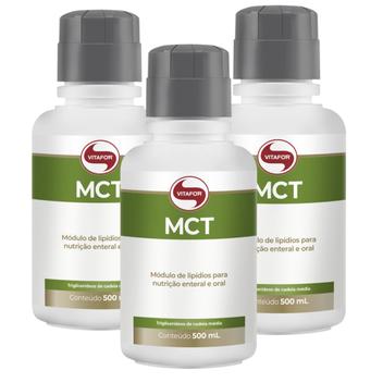 Kit 3 MCT TCM Líquido Super Concentrado Original 500ml Vitafor ...
