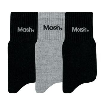 Kit 3 Meias Cano Medio Mash 202.05 - PT01 - Meia - Magazine Luiza