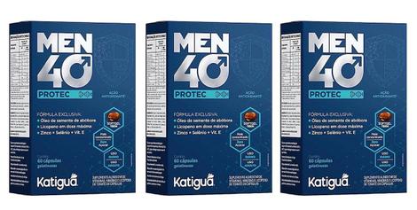 Kit 3 Men 40 Protec 60 Capsulas Licopeno Selênio - Katigua - Multivitamínico / Polivitamínico ...