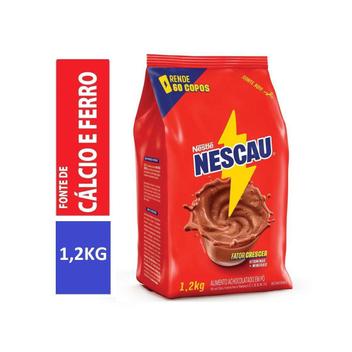 Kit 3 Pacotes De 1,2Ookg Achocolatado Em Pó Nescau Nestlé - Nestle ...