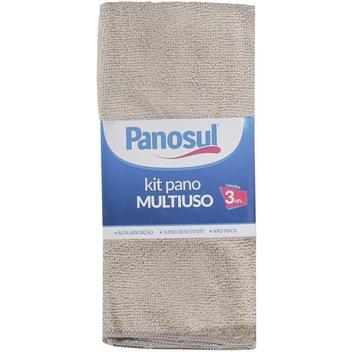 Kit 3 Panos Microfibra Multiuso 28x28cm - PANOSUL - Pano - Magazine Luiza